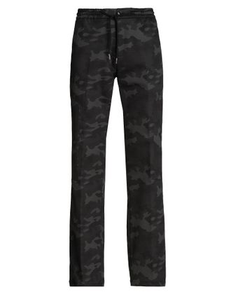8 by YOOX PRINTED COTTON DRAWSTRING RELAXED PANTS