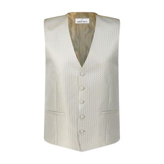 Wilvorst Weste mit Jaquard-Muster