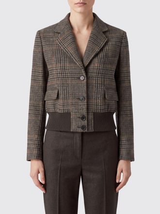 Aspesi Einreihiger Blazer aus Schurwolle mit Tartanmuster