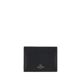 Valentino Garavani Womens Black Calf Leather Bos Taurus Wallet