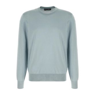 Dolce & Gabbana Rundhals-Strickwaren - - Knitwear - Herren - Blau - M