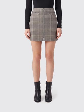 Patrizia Pepe Mini-jupe crayon taille haute &agrave; motif Prince de Galles