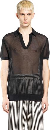 Tom Ford Cotton Silk Mesh Polo