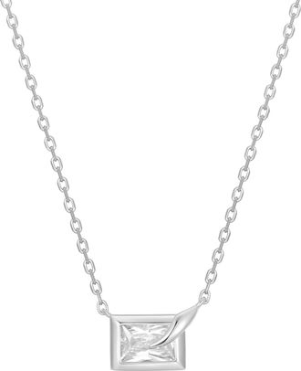 Ania Haie Halskette - 925er Sterlingsilber Sparkling Bezel - Gr. unisize - in Silber - f&uuml;r Damen