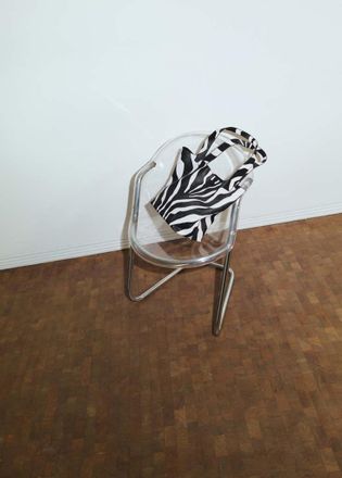 Mango Sac cabas cuir cuir et fausse fourrure noir - Femme - Taille unique - MANGO