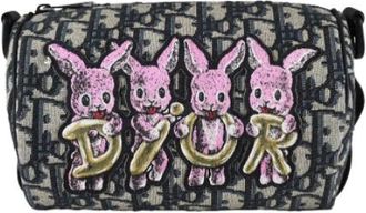 Dior Femme, Sacs, Bleu, Taille: ONE Size Sac Roller avec bandouli&egrave;re