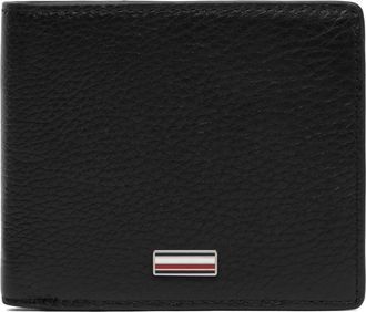 Tommy Hilfiger Geldb&ouml;rse Tommy Hilfiger Th Central Cc Flap And Coin AM0AM14497 Schwarz