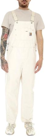 Carhartt Work in Progress Homme, Combinaisons et Ensembles, Beige, Taille: W26 L30 Wesley Salopette