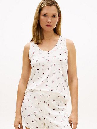 Tommy Hilfiger D&eacute;bardeur de pyjama Essential &agrave; motif
