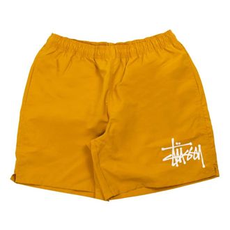 St&uuml;ssy Short Water Big Basic - Homme - Maillots de bain - Jaune - Taille: XL