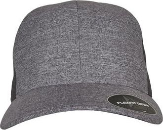 Flexfit Mixte Flexfit Delta Carbon Cap - 2 Tons Casquette de baseball, Bleu/gris, S-M EU