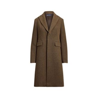 Polo Ralph Lauren Langer Woll-Chevron-Mantel - - Coats - Damen - Braun - 2XS