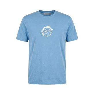 Trussardi Milano Signature Tee - - Tops - Herren - Blau - S