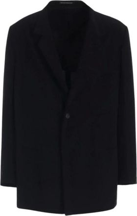 Yohji Yamamoto Homme, Vestes, Noir, Taille: XL Blazers