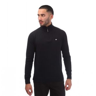 Weekend Offender Paraguay Sweatshirt mit kurzem Rei&szlig;verschluss f&uuml;r Herren (Marine)