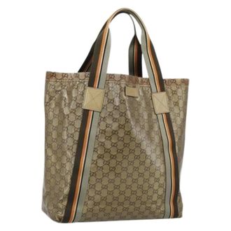 Gucci Pre-owned Toile sacs-gucci - Femme - Pre-owned - Beige - Taille: ONE Size