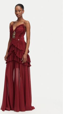 BABYLON Abendkleid W S00924 Dunkelrot Regular Fit