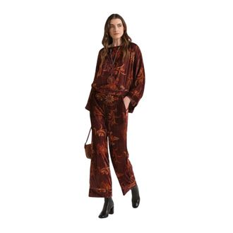 Maliparmi Maliparmi - Pantalon Imprim&eacute; Collection - Femme - Pantalons - Multicolore - Taille: 42 FR