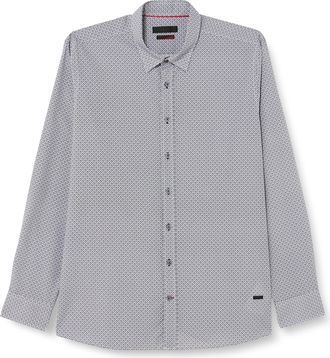 Bugatti Herren Freizeithemd Langarm