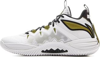 Li-Ning BAD5 Storm 2025 Herren Basketballschuhe Leichtgewicht High Rebound Basketball Outdoor Sneaker Wei&szlig; EU 43 2/3