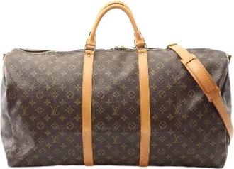 Louis Vuitton unisex, Pre-owned, Brun, Taille: ONE Size Pre-owned Keepall Bandouliere Monogram Boston Bag