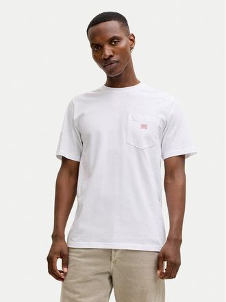 Jack & Jones Jack & Jones T-Shirt Blucaleb 12293019 Wei&szlig; Regular Fit