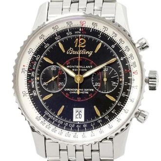 Breitling Pre-owned Rostfreier Stahl watches - - Pre-owned - Herren - Schwarzk - ONE SIZE