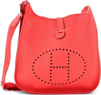 Hermès Evelyne Bag Gen III Clemence GM crossbody bag - Rouge