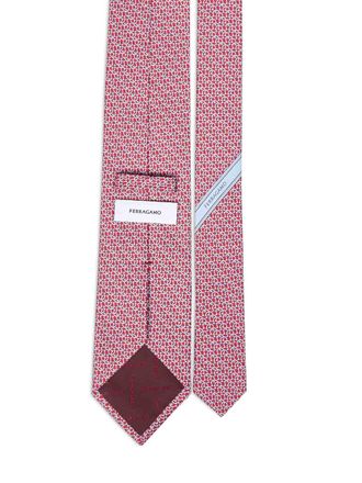 Ferragamo Mens Tie Cerchio Silk Twill Multicolour Ties & Bow