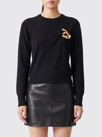 Coperni Cardigan &agrave; col rond en laine vierge avec fermeture &agrave; broche