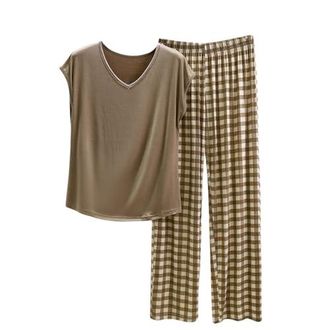 Generic Surv&ecirc;tement pour femme &agrave; col rond et en peluche &eacute;paisse et chaude en laine dagneau - Ensemble de sport tendance pour lhiver - Surv&ecirc;tement pour femme -