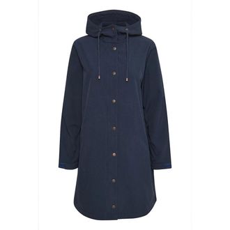Cream Softshell Jacke Total Eclipse Melange - - Coats - Damen - Blau - M