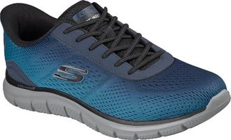 Skechers Track REVNO Baskets pour Homme, Bleu Marine/Bleu, 40 EU