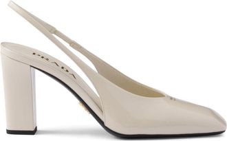 Prada Slingback-Pumps 85mm - Nude