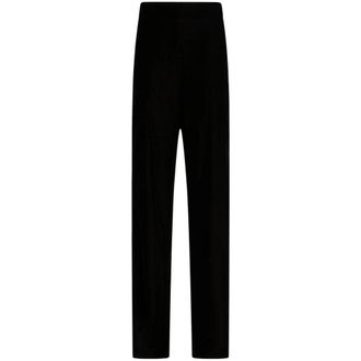 Etro Velvet Palazzo Hose - - Trousers - Damen - Schwarzk - XS