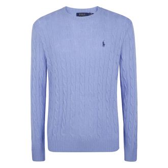 Polo Ralph Lauren Langarm-Pullover - - Knitwear - Herren - Blau - L