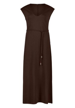 Zero Maxikleid Damen mit G&uuml;rtel Material