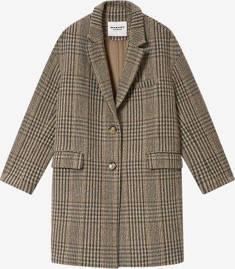 Isabel Marant Manteau Limiza - Femme - Beige - Taille 34 - Marant &Eacute;toile