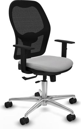 Piqueras y Crespo 8H Chorquera B&uuml;rostuhl mit 1D-Armen, h&ouml;henverstellbare Lendenwirbelst&uuml;tze, ausgestattet mit Syncro/Traslack und eingespritztem Schaum. Mit Rollen von 