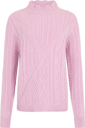 Malo cable-knit sweater - Rosa