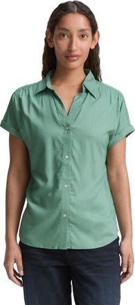 Tom Tailor Damen 1046191 Bluse, 13010 - Faded Green, 36 EU