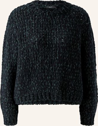 Oui Pullover schwarz
