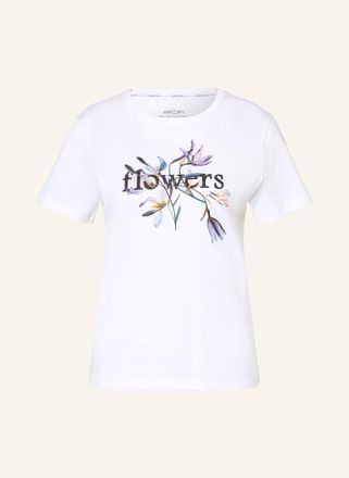 Marc Cain T-Shirt Mit Schmucksteinen weiss