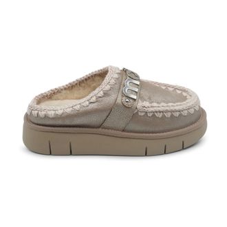 Mou Bounce Clog Special Leather - Femme - Chaussures - Vert - Taille: 40 EU