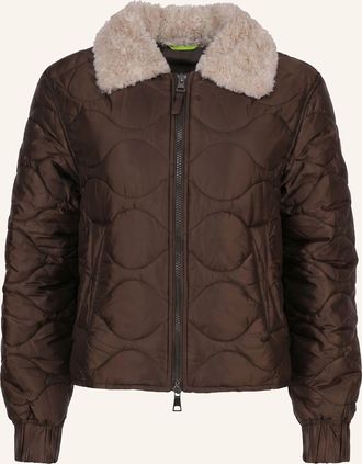 No.1 Como Steppjacke Massa braun