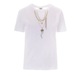 Liu Jo Femme, Tops, Blanc, Taille: 42 FR T-shirts