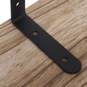 NUOBESTY Schwebendes Wandregal aus Massivholz Rustikales Wandmontageregal für Wohnzimmer und Badezimmer Formstabil und Einfach Montierbar