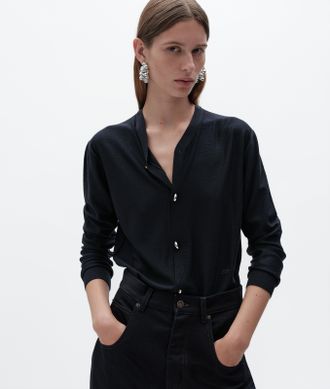 Bottega Veneta Cardigan en laine - Bleu - Femme - XL