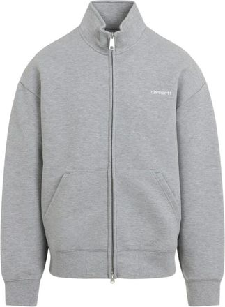 Carhartt Work in Progress Homme, Sweatshirts et sweats à capuche, Gris, Taille: XL Zip Sweater
