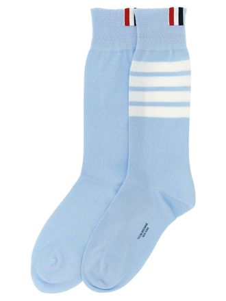 Thom Browne Womens Blue Cotton Socks Clothing